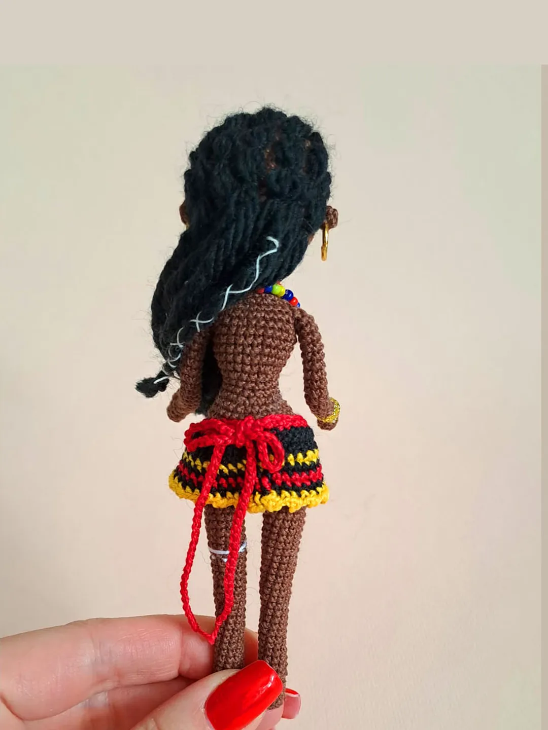 Crochet African Doll, Pattern Crochet African doll, Pattern Black Doll ...