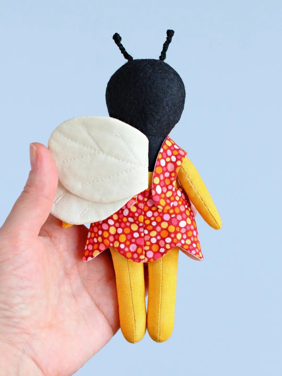 PDF Mini Bee (Bumblebee) Stuffed Animal Sewing Pattern