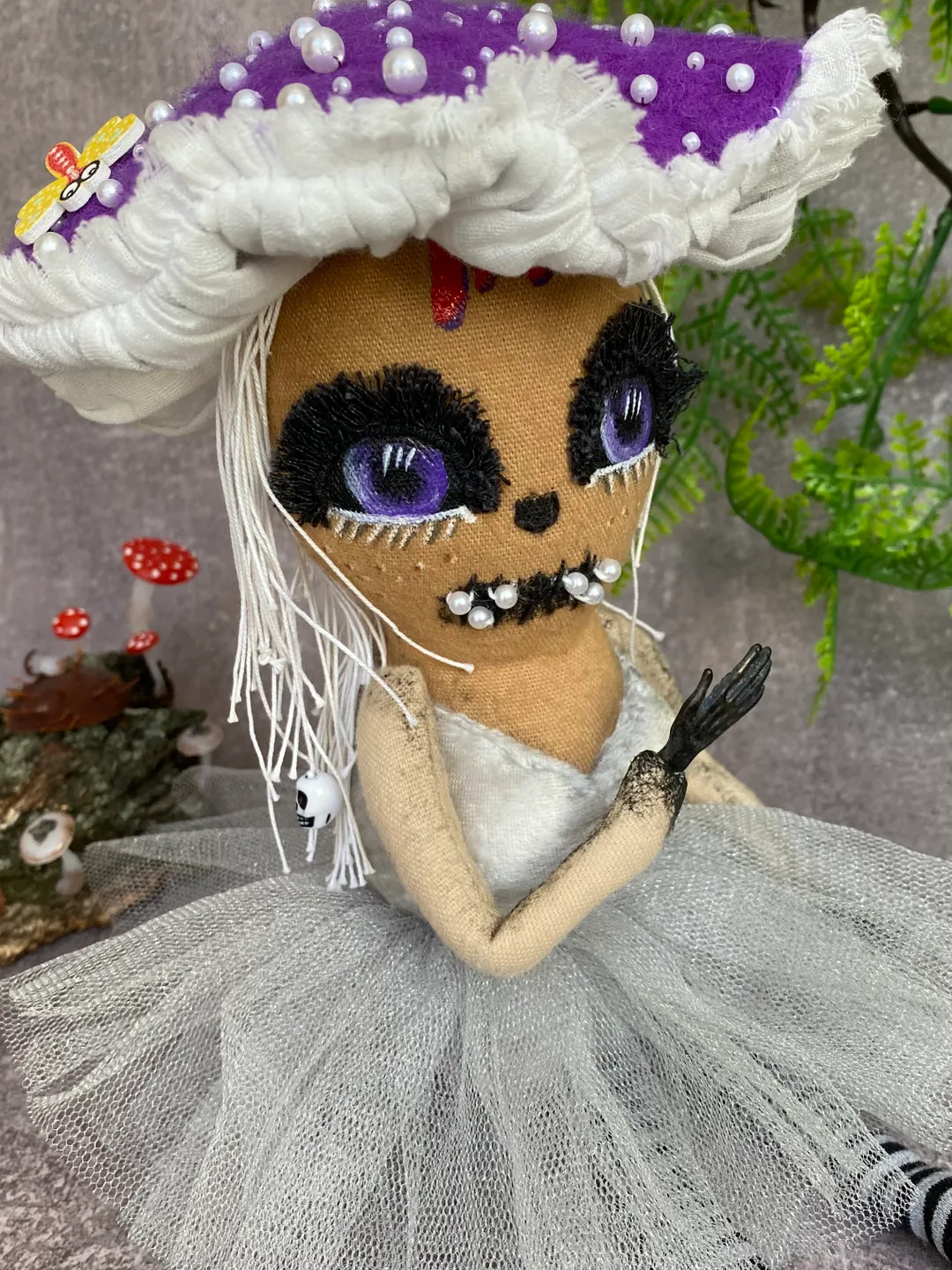 Halloween doll for creepy decor . Creepy doll . Halloween home decor ...