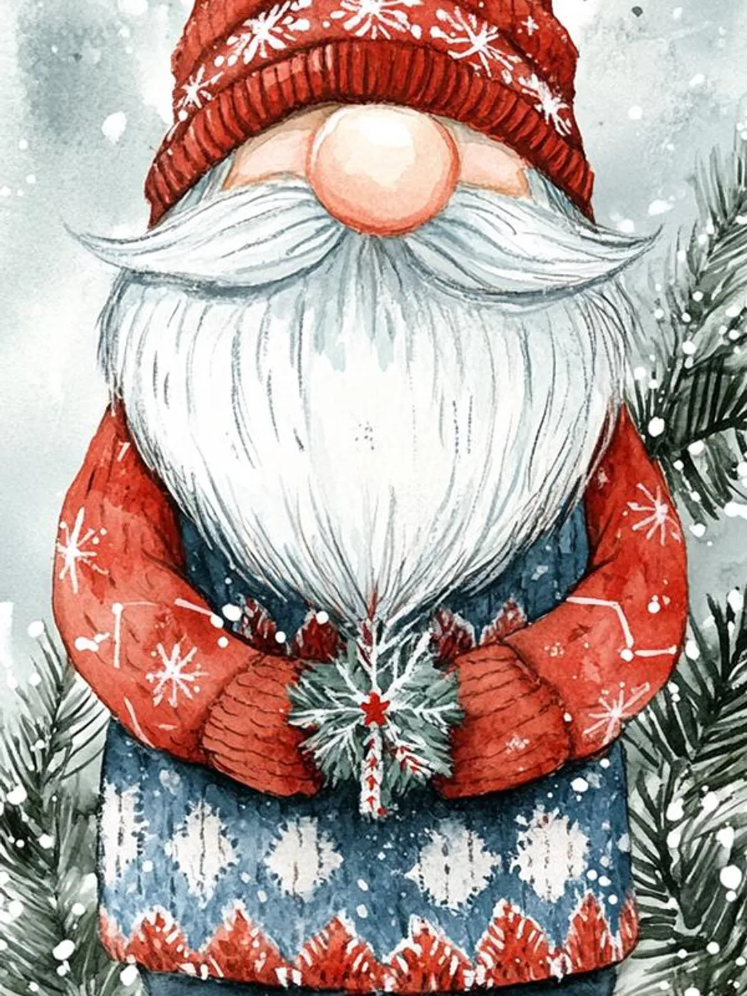 Christmas Gnomes Printable Bookmarks PNG | Cute Holiday Gnome Bookmarks ...