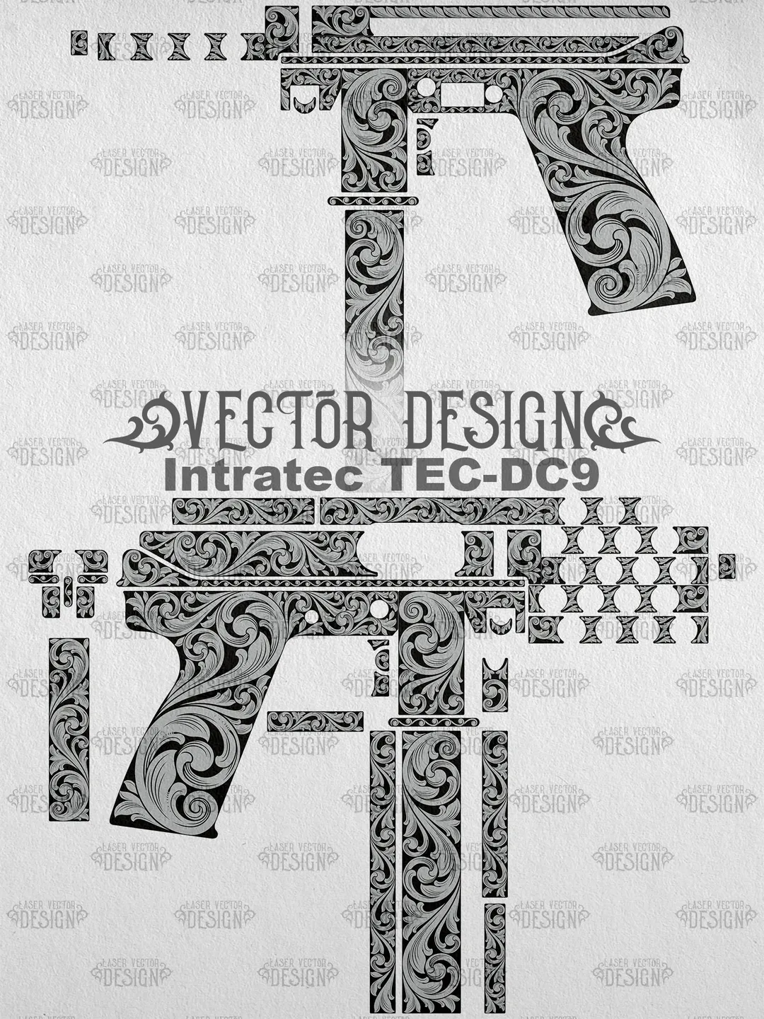 VECTOR DESIGN Intratec TEC-DC9 Scrollwork
