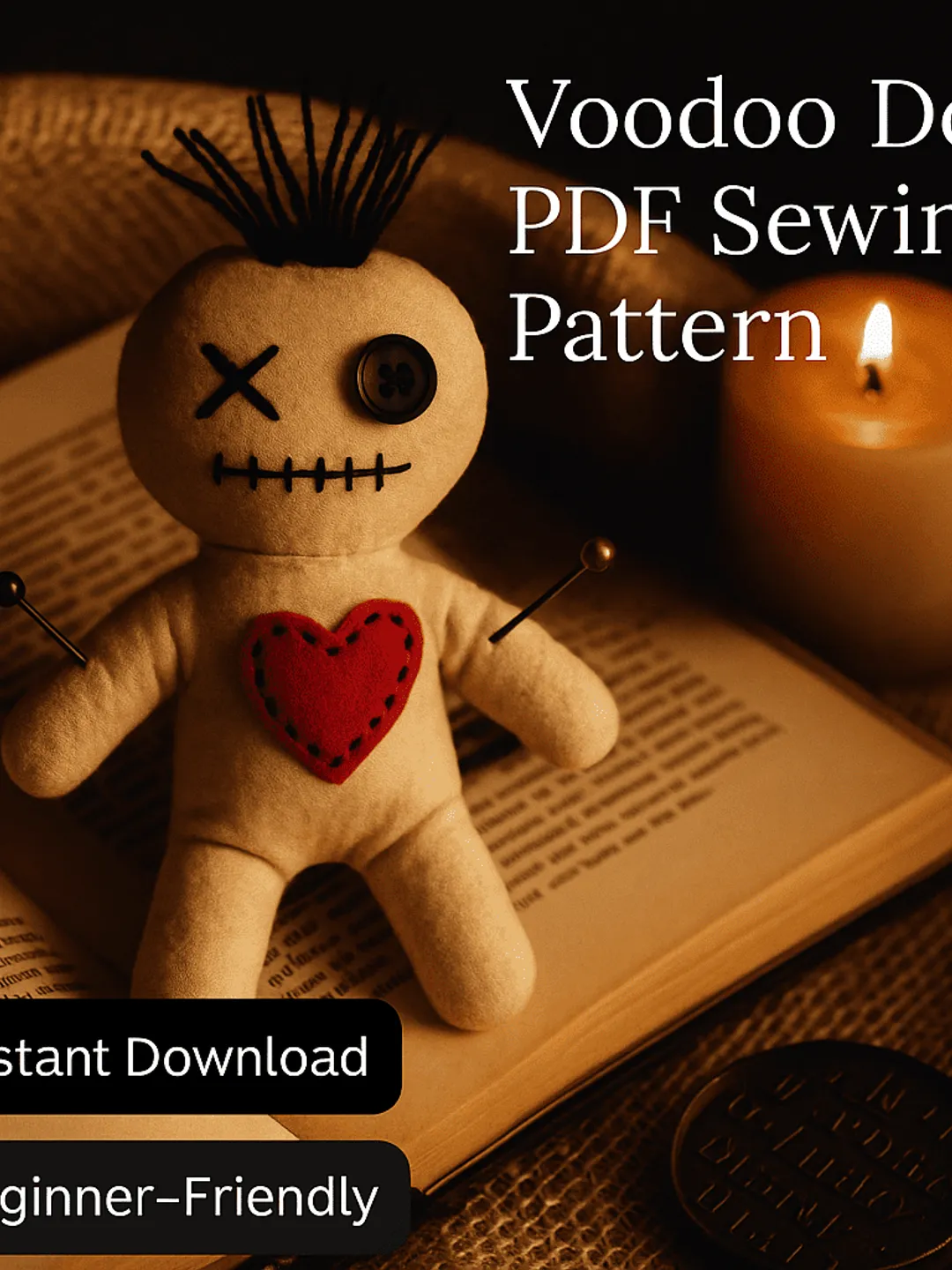 Voodoo Animals Sewing Pattern (2sizes)