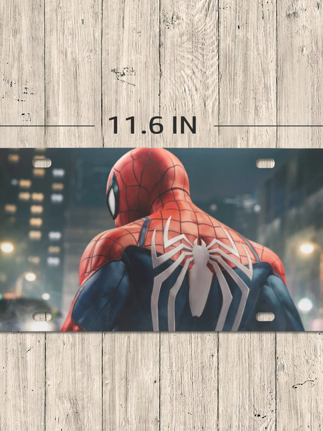 Marvels Spider Man License Plate