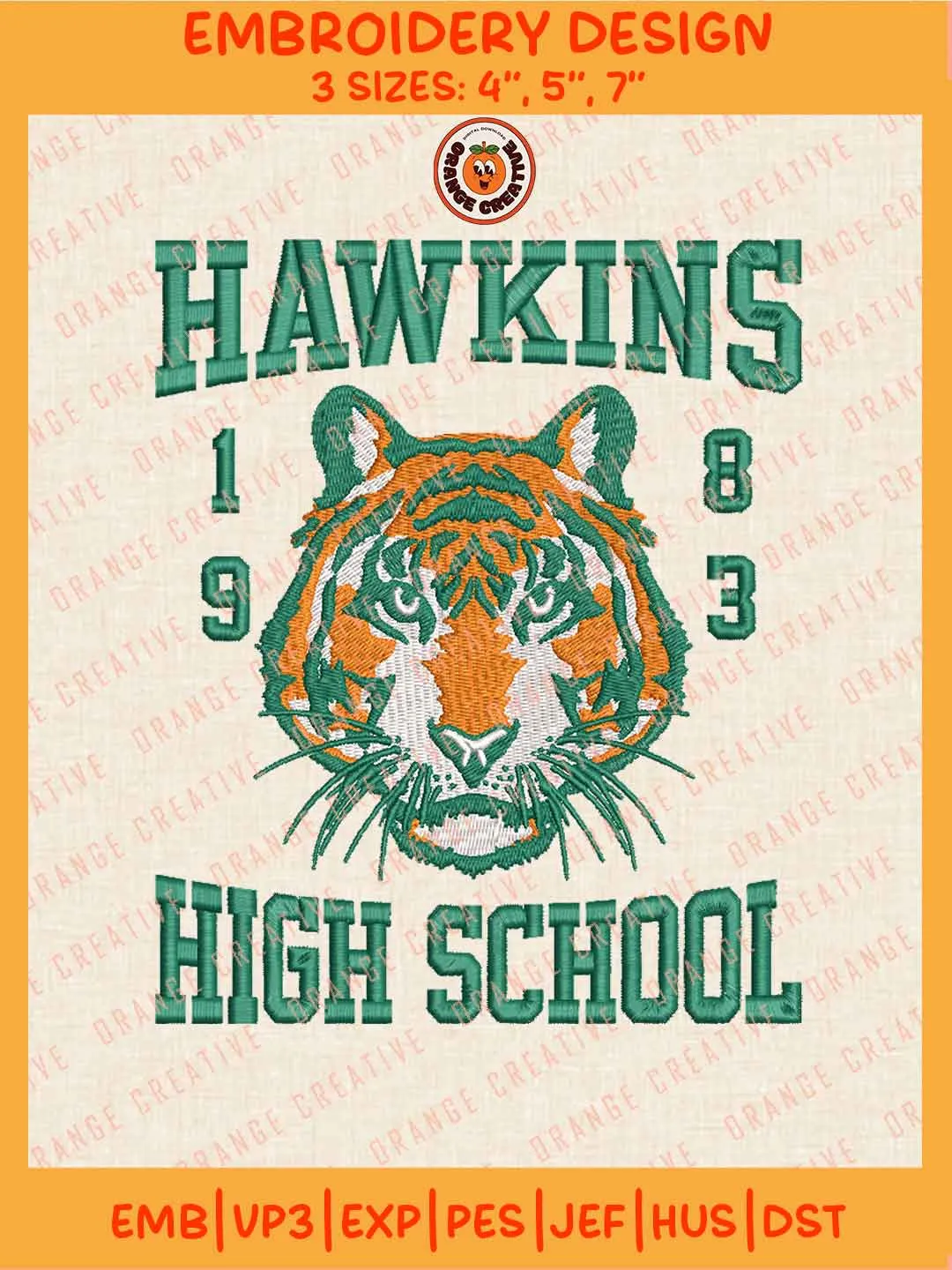 Hawkins High School 1983 Logo SVG Files, Stranger Things 4 SVG Designs ...