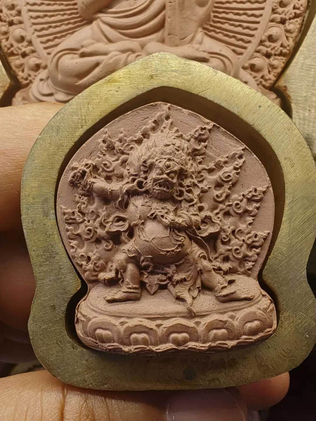Vajrapani Tsa Tsa Mold - 4.5cm Height: Tibetan Buddha Statue Maker for ...