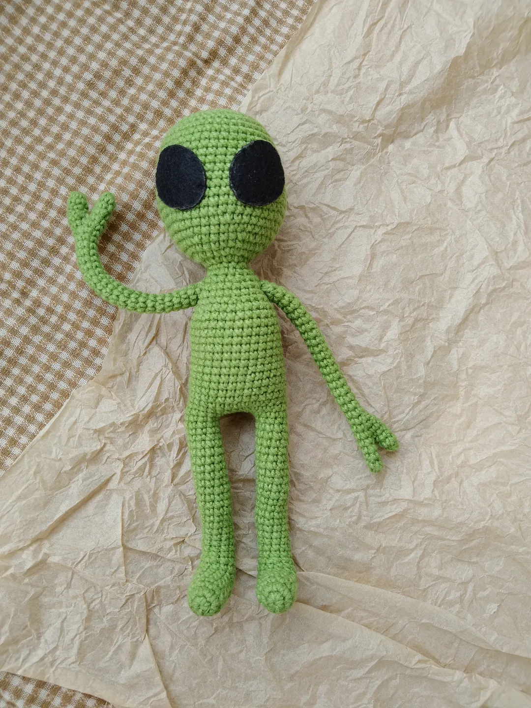 Green alien doll, Alien Shaped Plush Toy, Soft Cartoon Stuffed Doll For ...