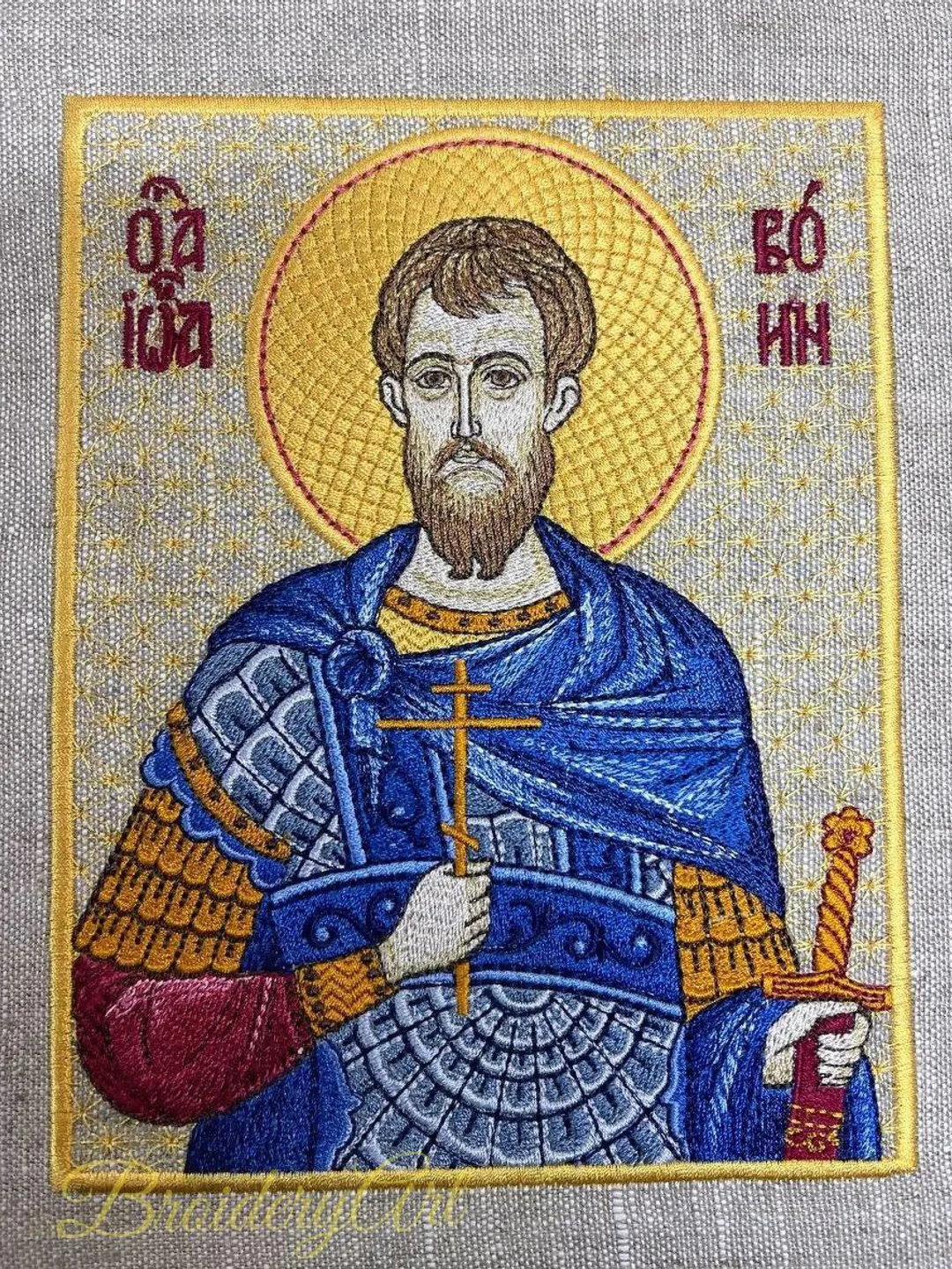 Saint Phanourios 5x7 machine embroidery design