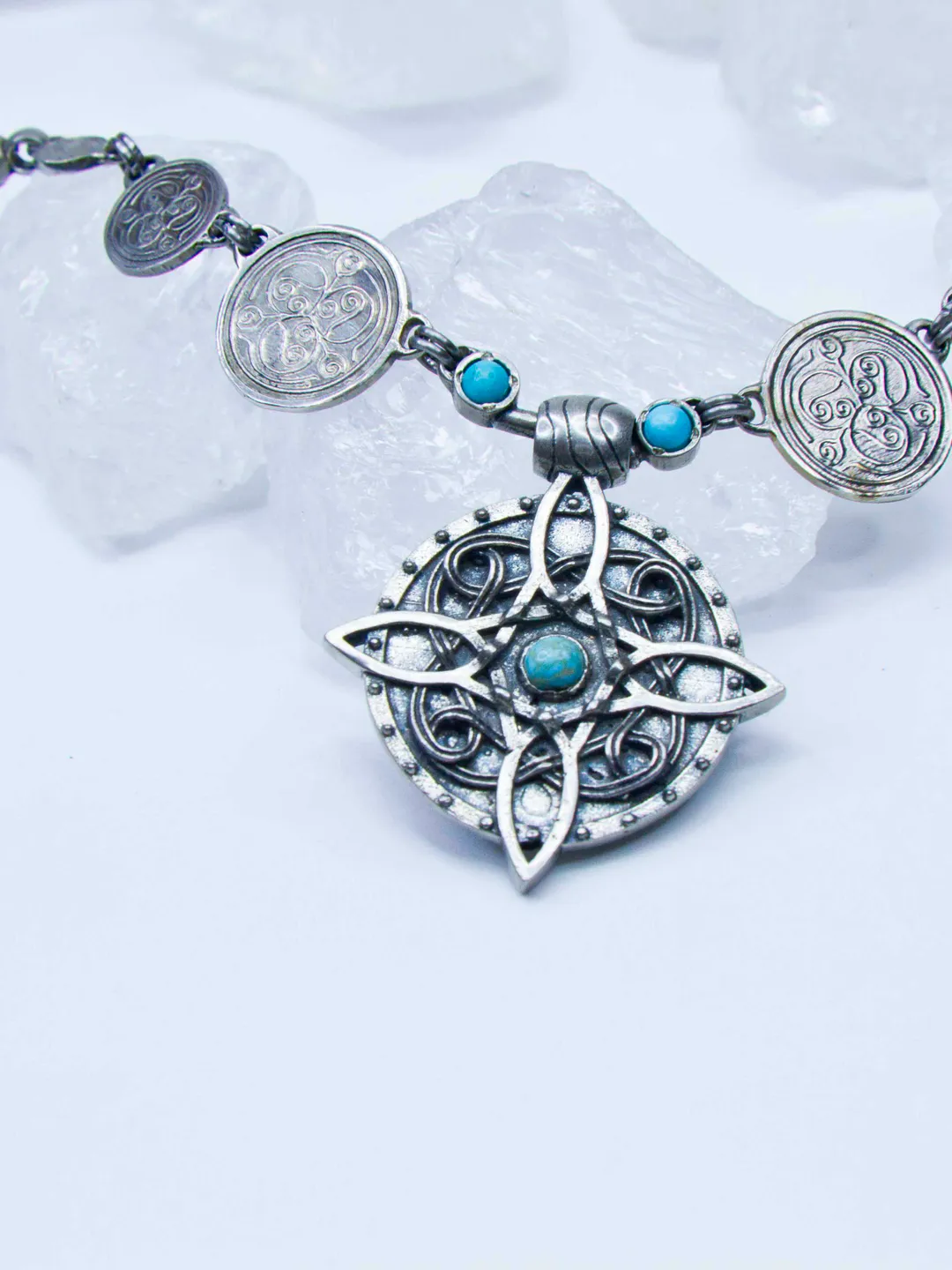 German Silver (Nickel Silver)Amulet of Mara / Twosided skyrim pendant ...