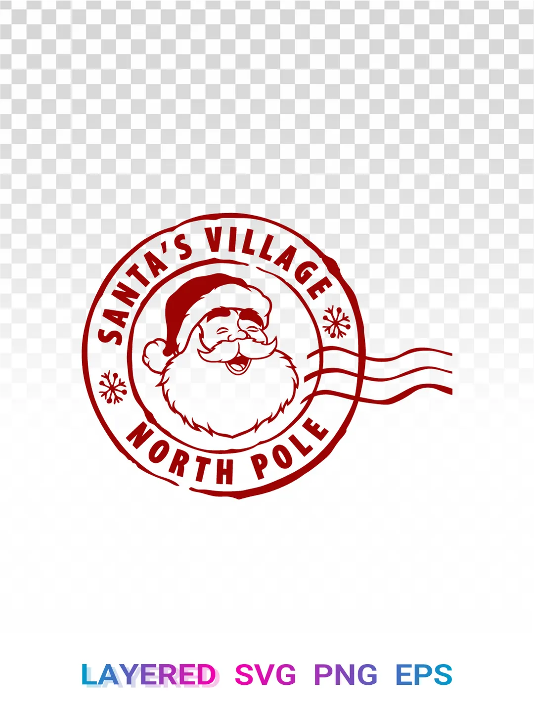Straight Outta North Pole SVG - Funny Hip Hop Santa Claus Parody for ...