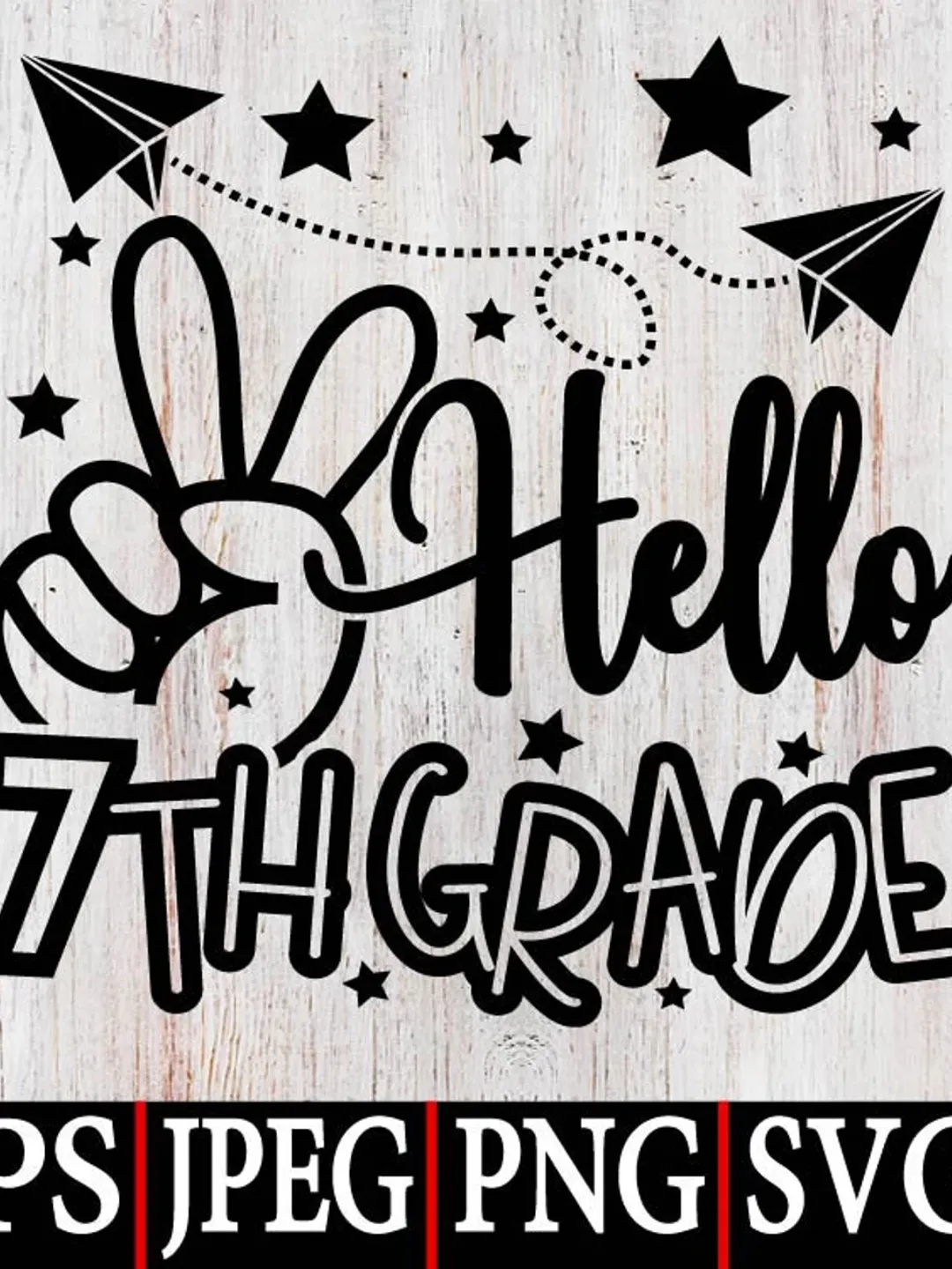Hello 8TH Grade SVG PNG, First Day Of School, Hello 8TH Grade , 8TH ...