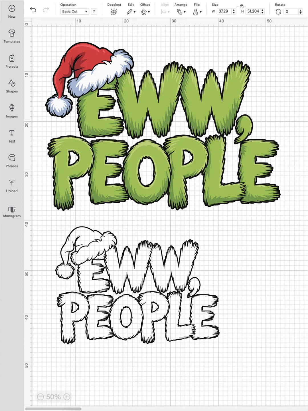 The Grinch SVG, Eww People PNG, Funny Christmas Clipart