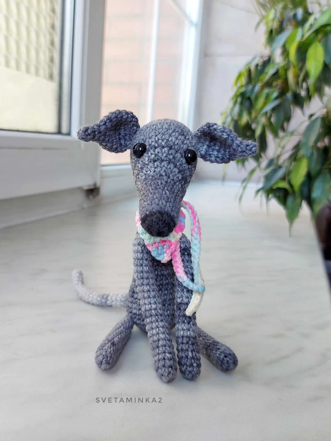 Dog Crochet Pattern Greyhound, Whippet, Italian Greyhound, Galgo ...