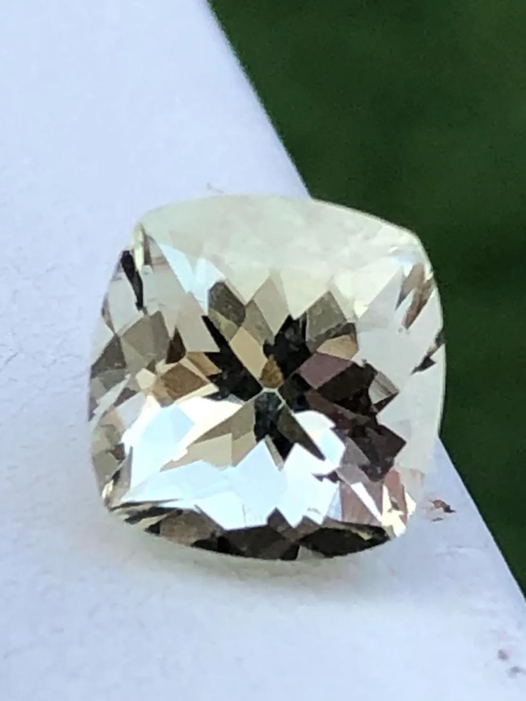 Natural Yellow Beryl heliodor Gemstone: Cushion Cut, Jewelry Making (1. ...