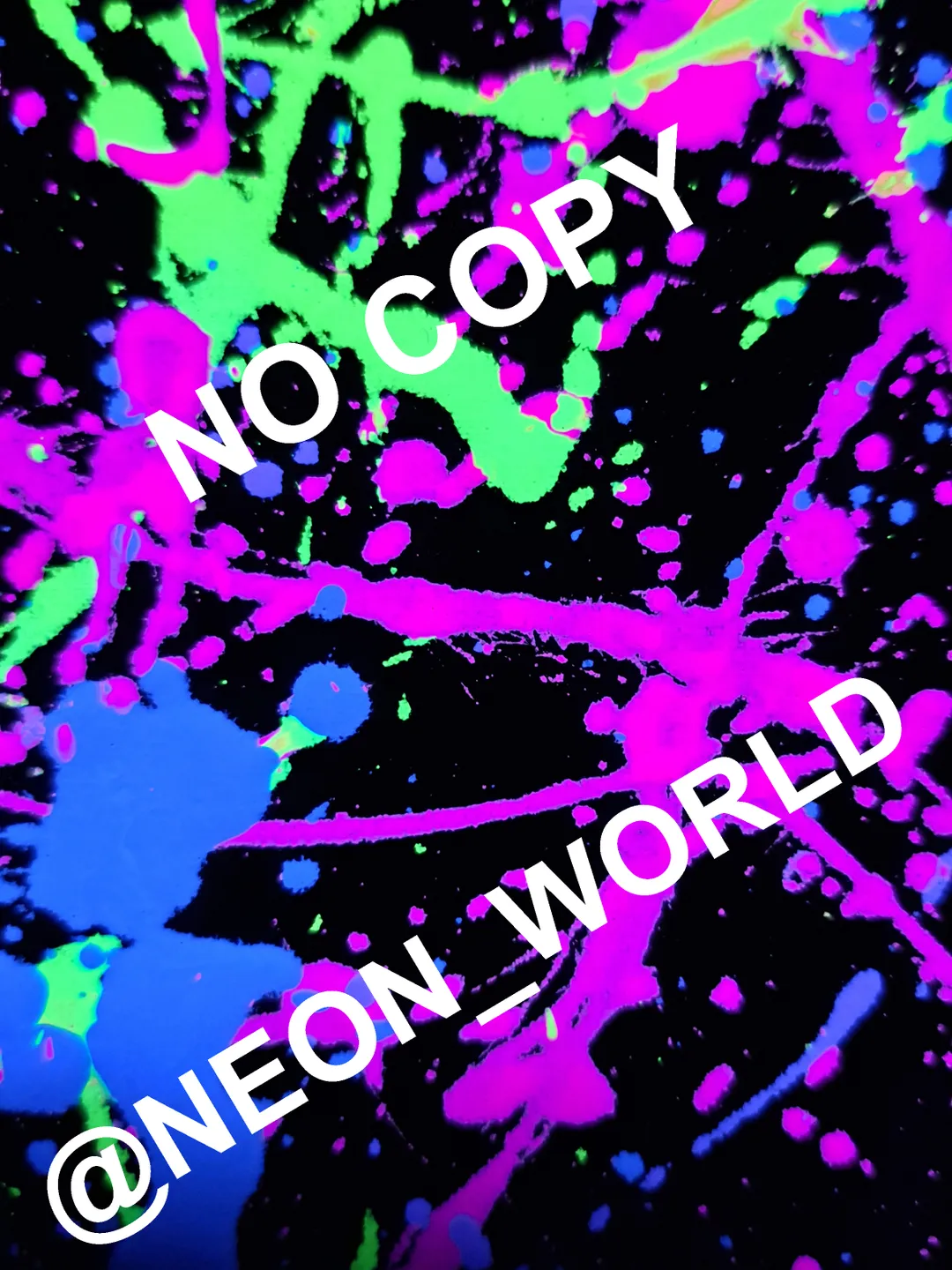Digital art neon splash for design abstraction modern art contemporary ...