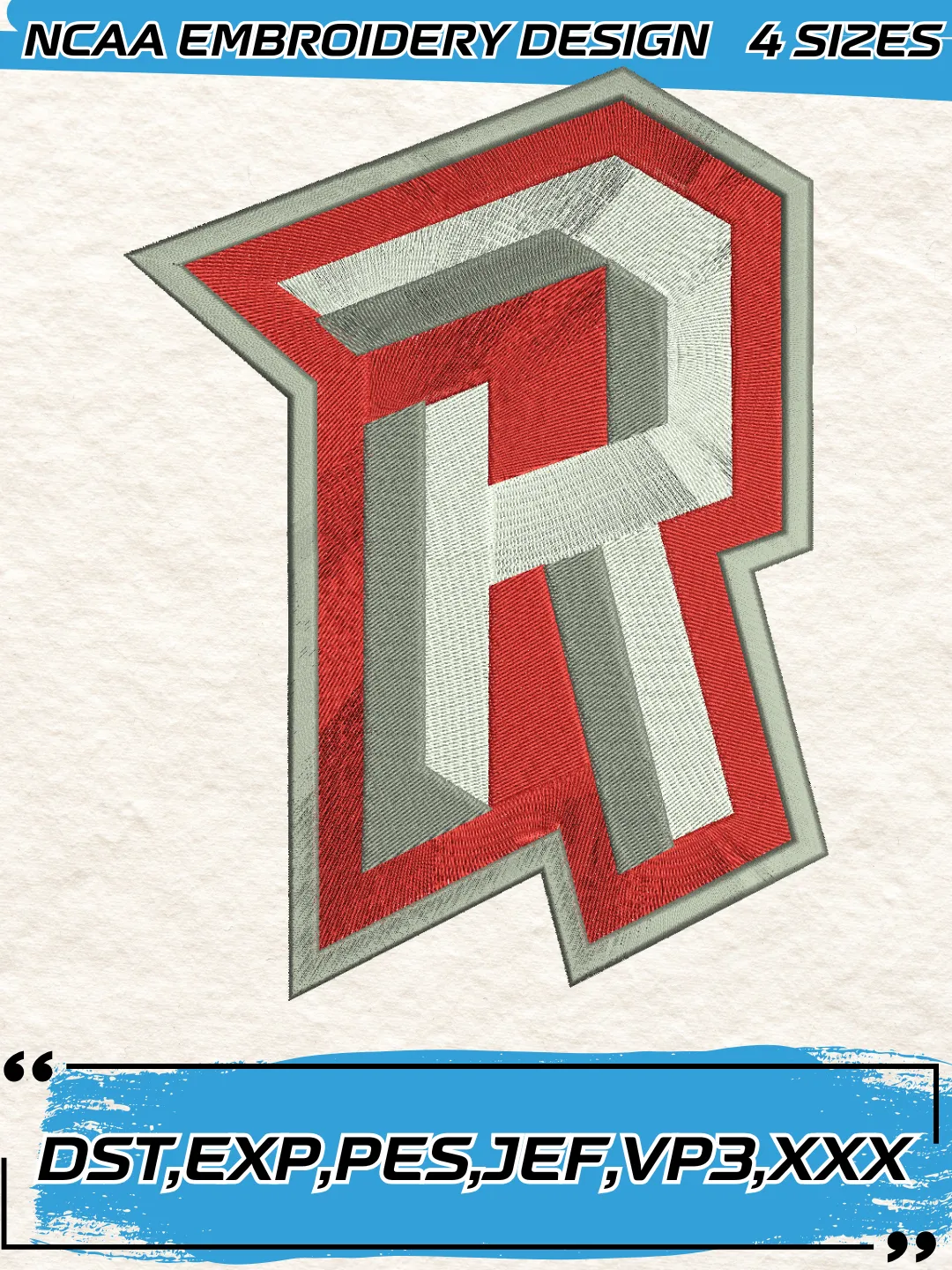 Radford Highlanders Logo Embroidery Design,NCAA Logo Embroidery Design ...