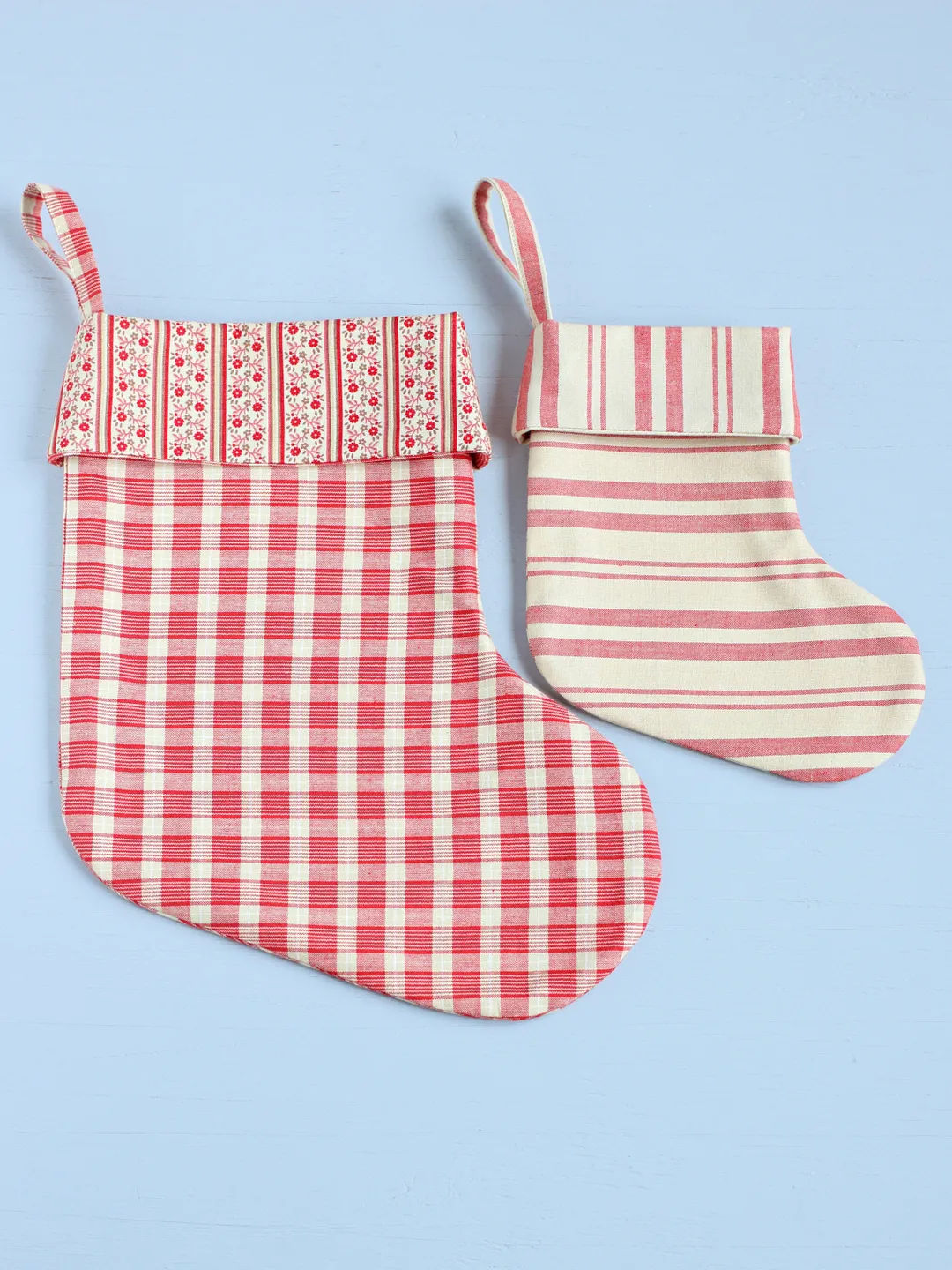 PDF Christmas Stockings Sewing Pattern in 4 Styles and 2 Sizes