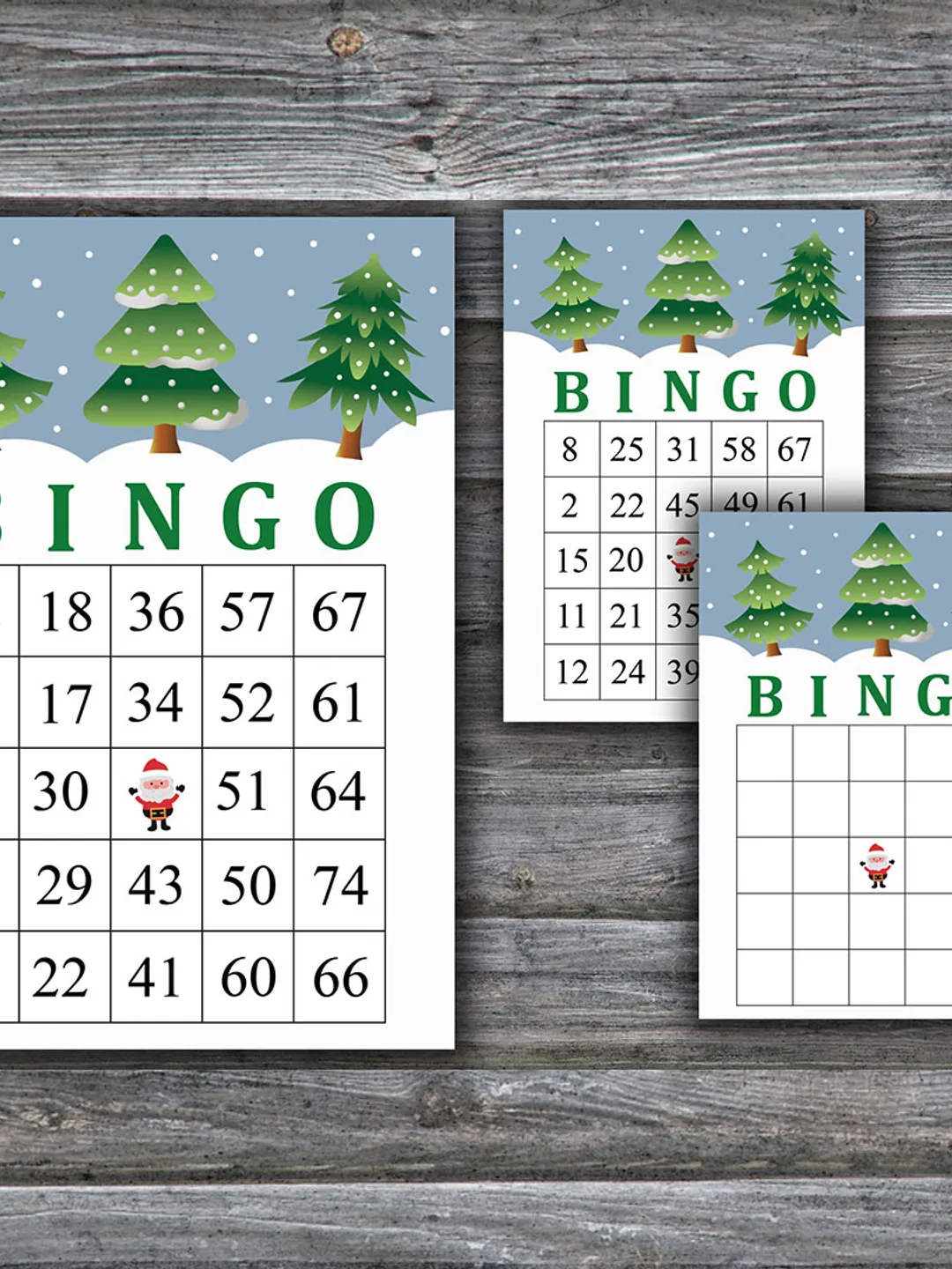 Christmas tree bingo game,Christmas bingo game card,Christmas Bingo ...