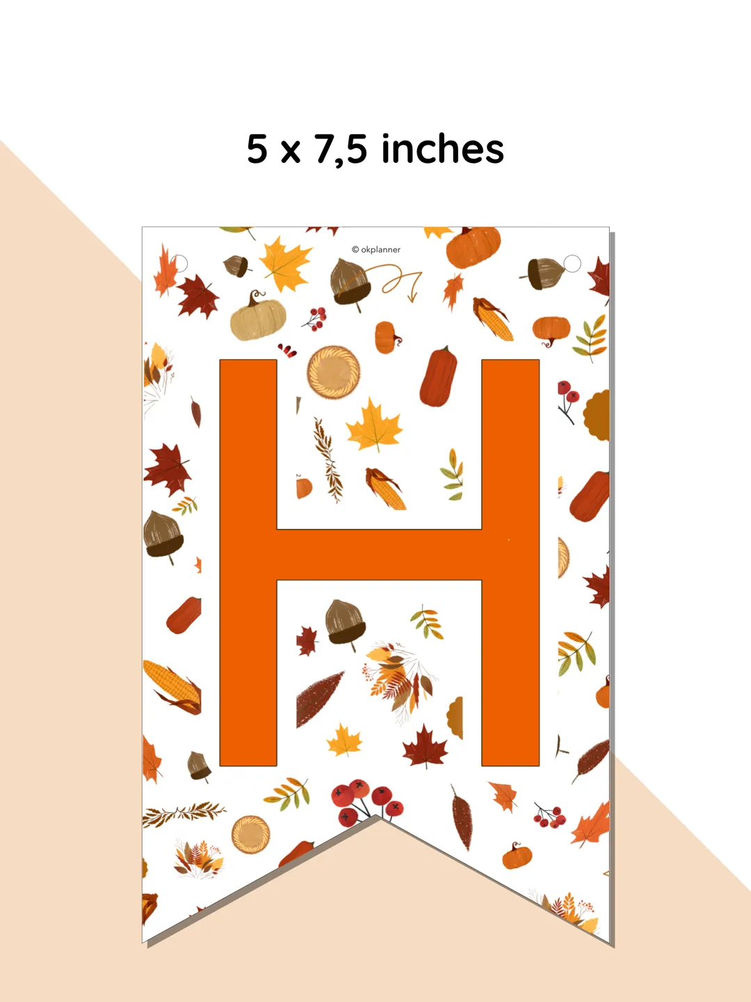Printable Thanksgiving banner set. DIY Fall Garland Decor. Thanksgiving ...