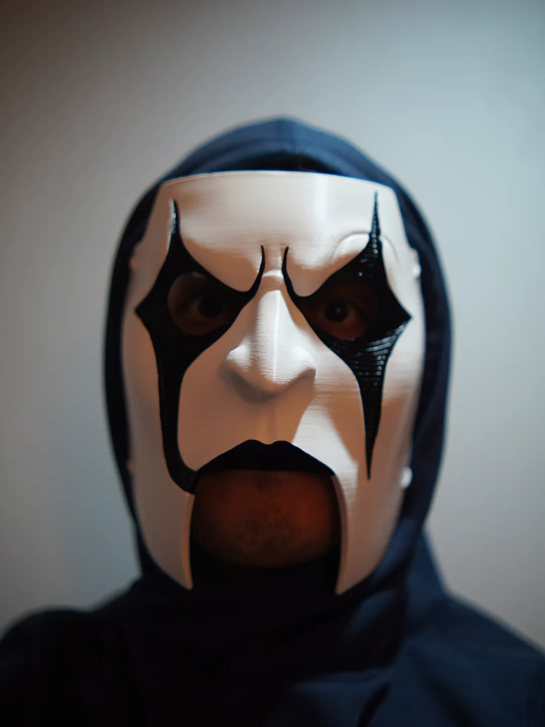 James Jim Root Slipknot mask with open mouth