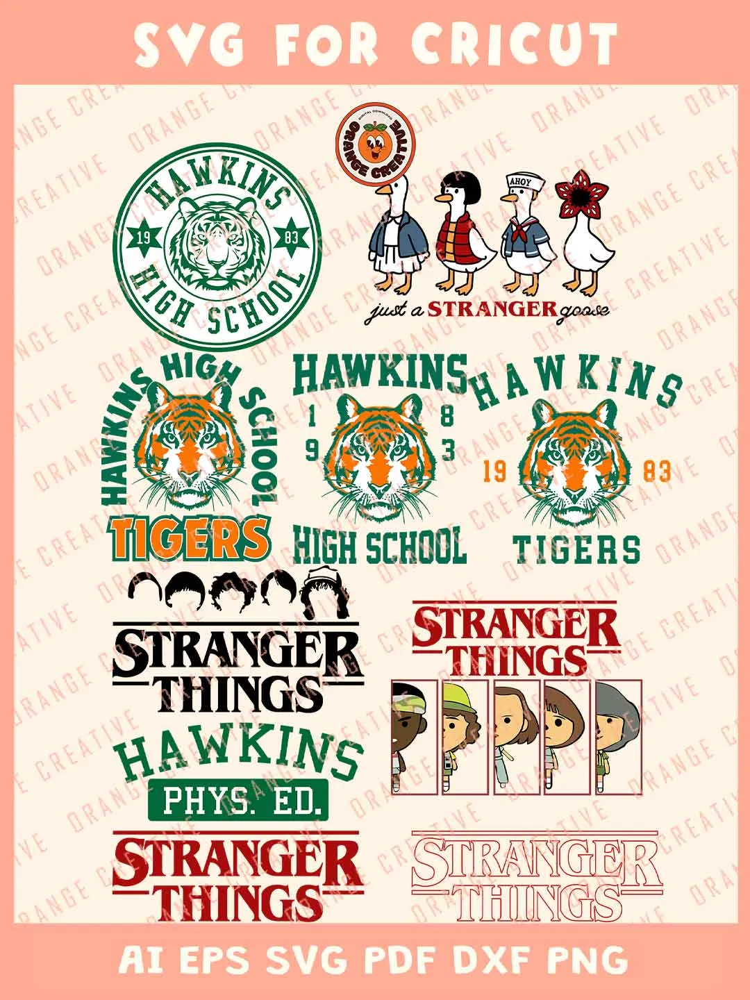 10+ Stranger Things 4 Logo Bundle SVG Files, Stranger Things SVG ...