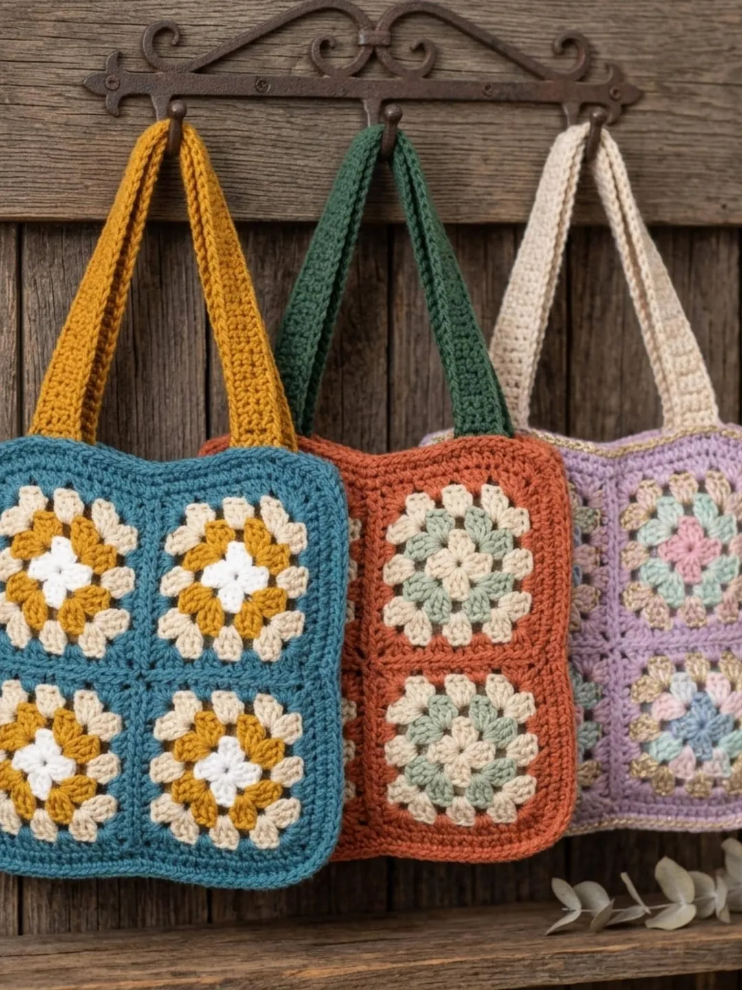 Crochet Lavender Tote Bag Pattern