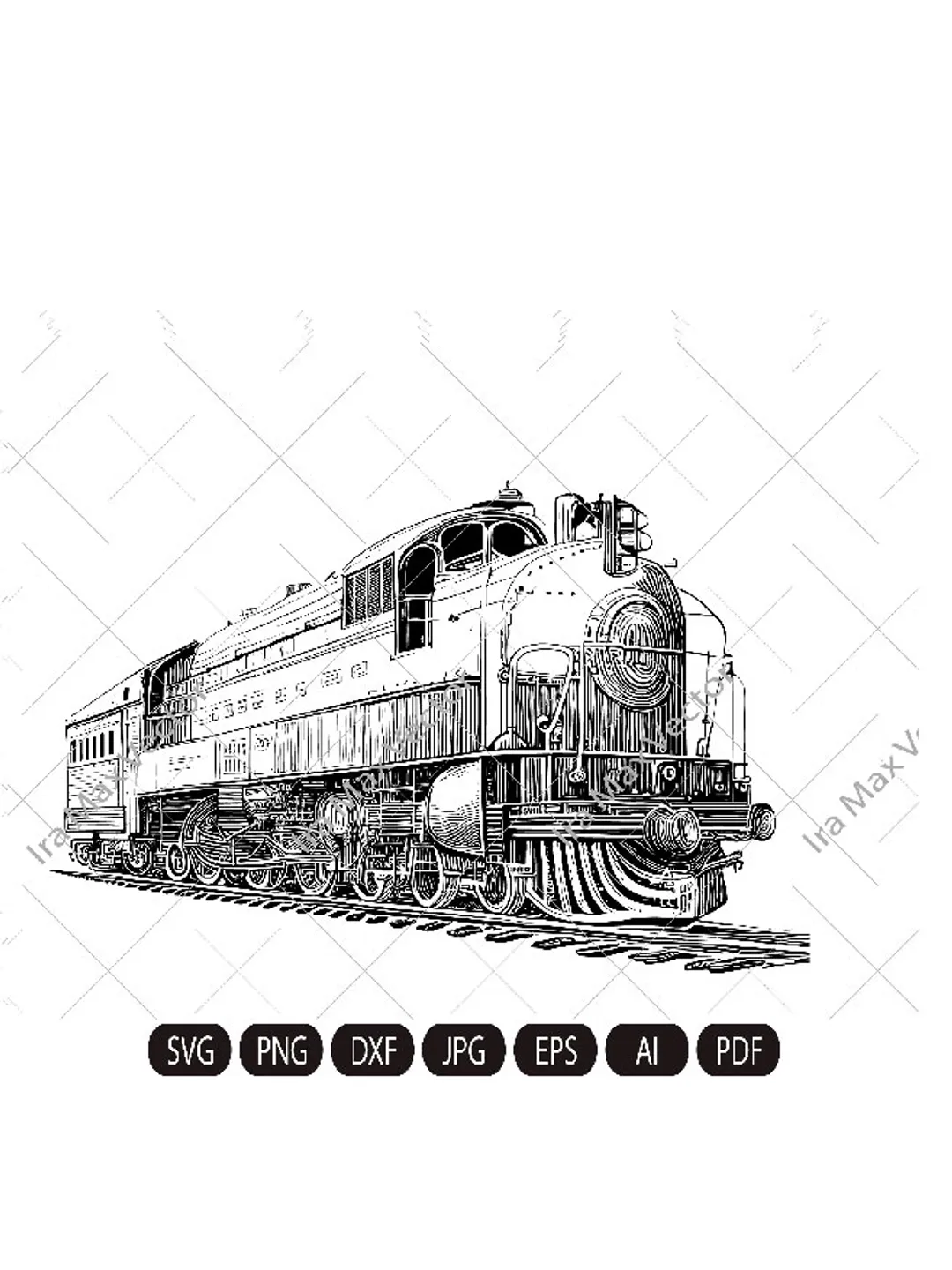 Steam locomotive retro vector,Old train svg,Locomotive svg,Locomotive ...