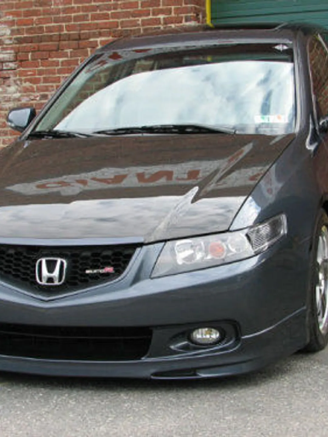 FRONT Bumper Grille with Chrome Emblem for Honda ACCORD CL7 Type-S ...