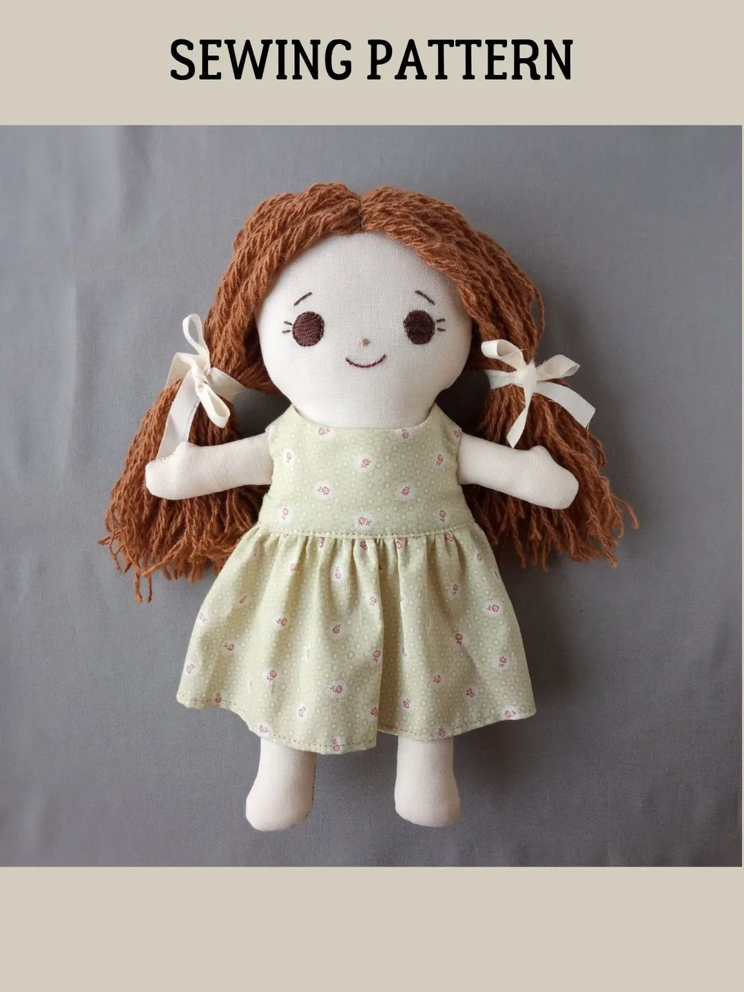 Rag Doll Sewing Pattern PDF