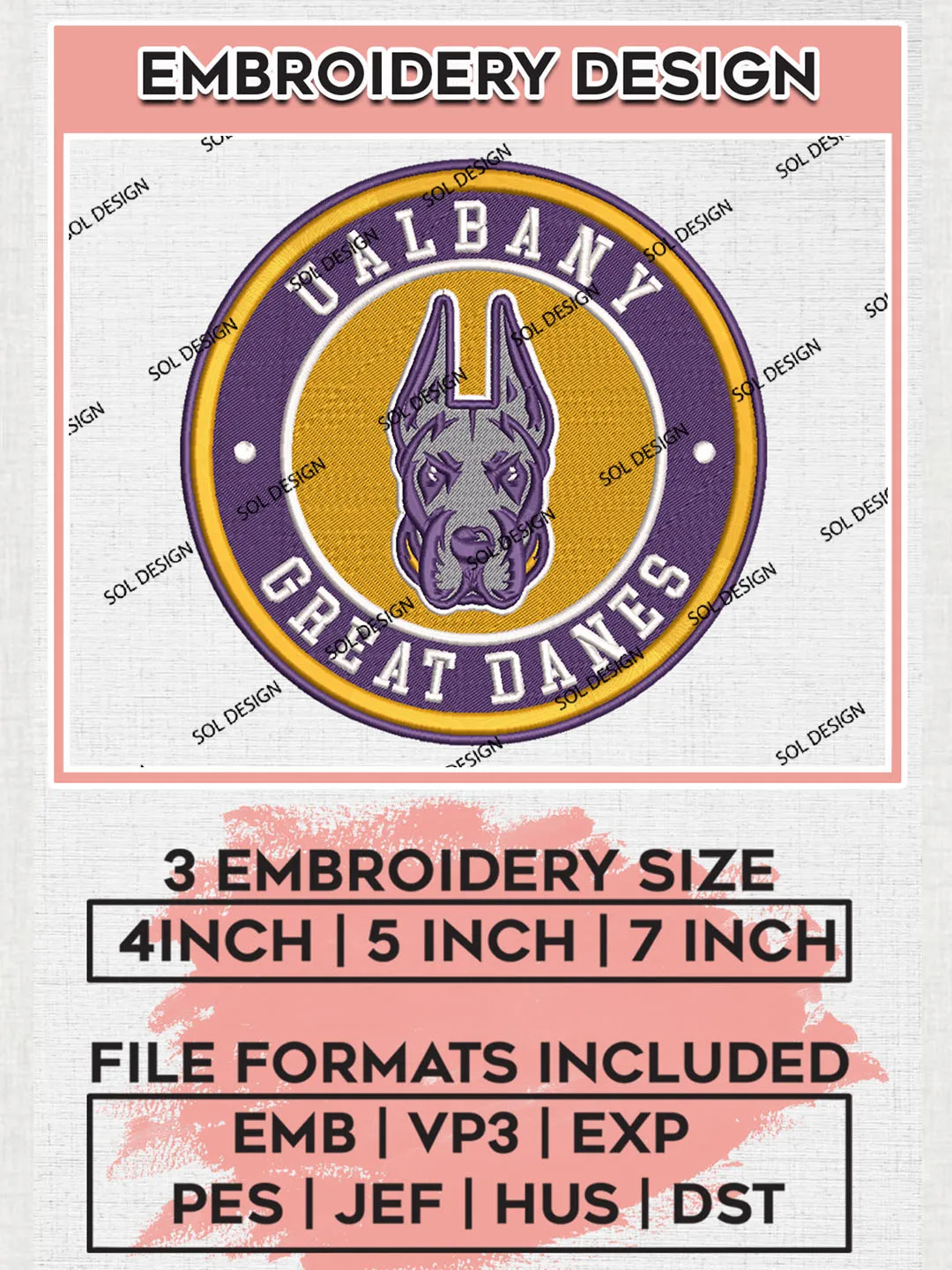 Great High Priest Enthroned embroidery design