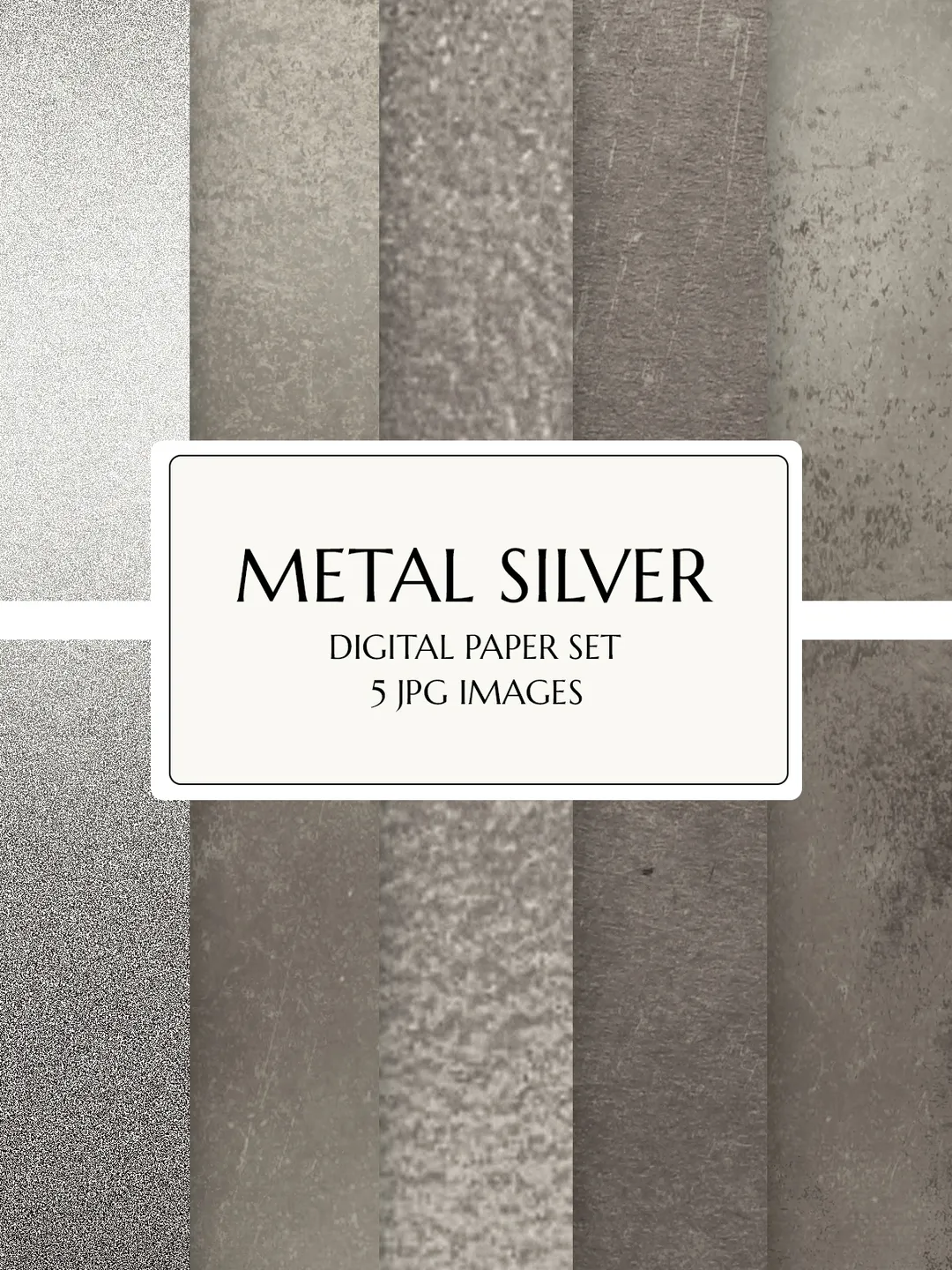 Metal Silver Digital Paper, Digital Paper, Metal Silver Backgrounds ...