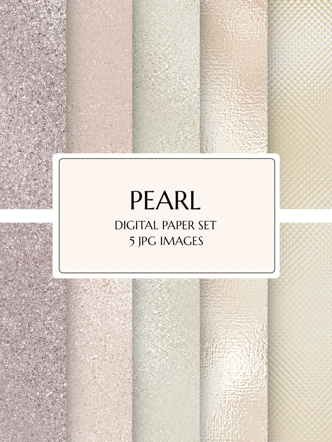 Pearl Digital Paper, Digital Paper, Pearl Digital Paper Set, Pearl ...