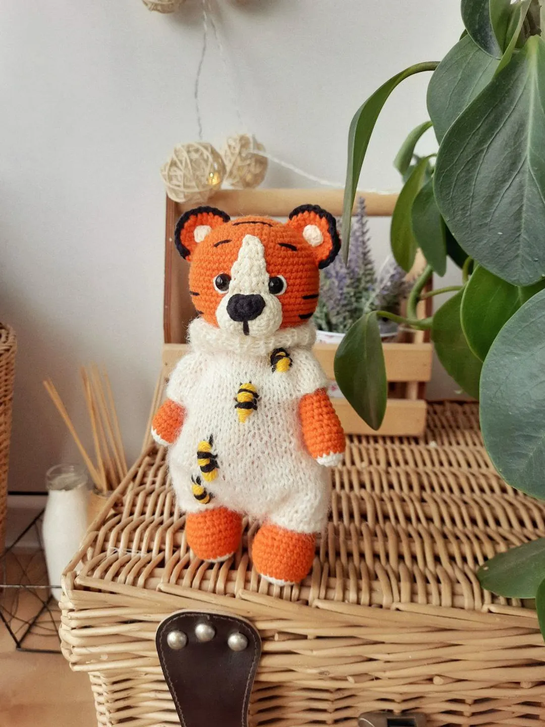Amigurumi tiger crochet pattern. PLush tiger crochet PDF tutorial ...