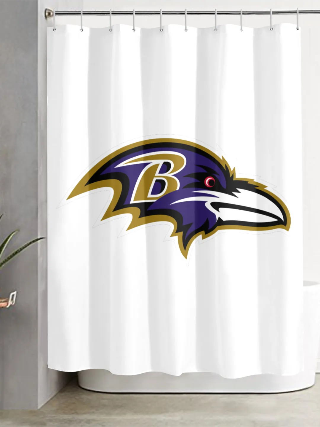 Baltimore Ravens Shower Curtain