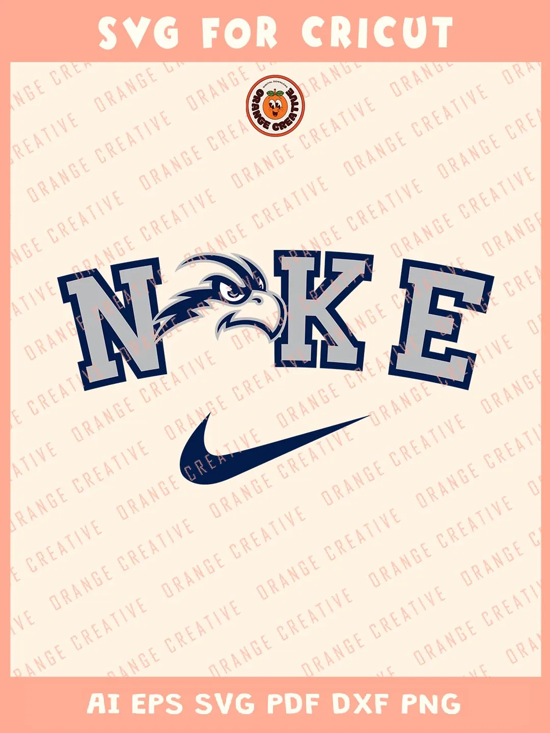 Ni.kee North Florida Ospreys Svg, NCAA College Football Team Svg, NCAA ...