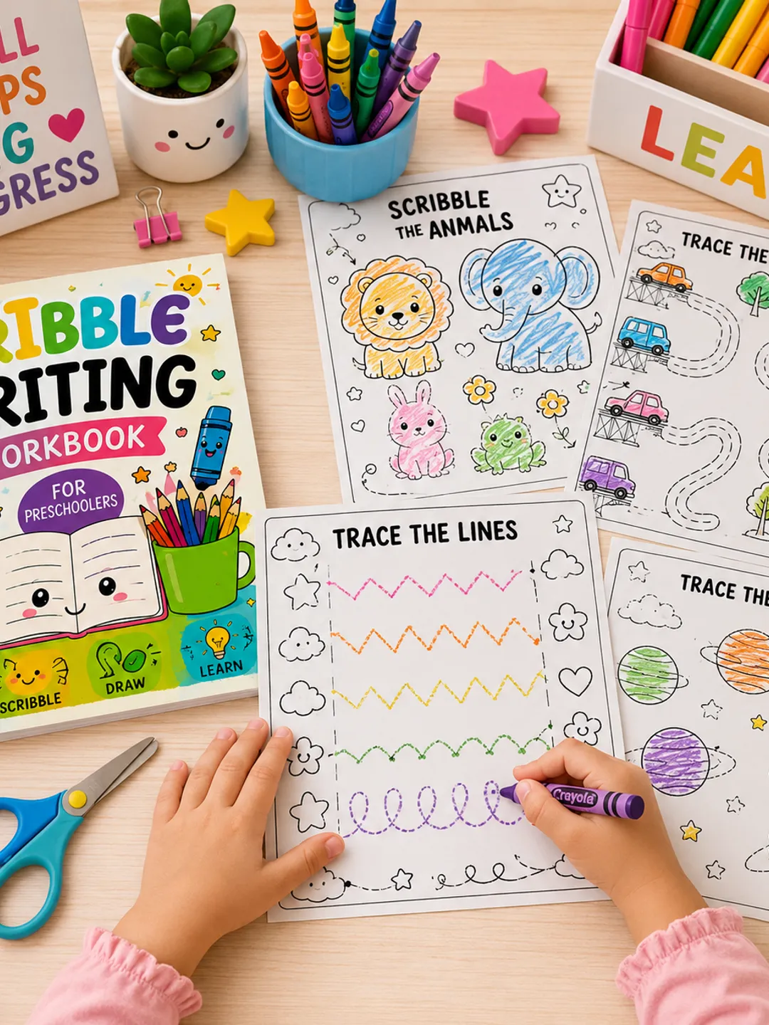 Scribbling Unit for Preschool & Kindergarten Growing Writers Scribble ...
