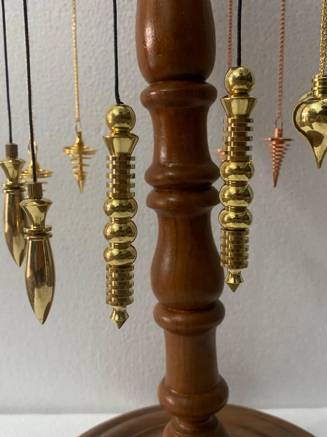 Spiral Coil Brass Dowsing Pendulum | Egyptian Divination Tool | Chakra ...
