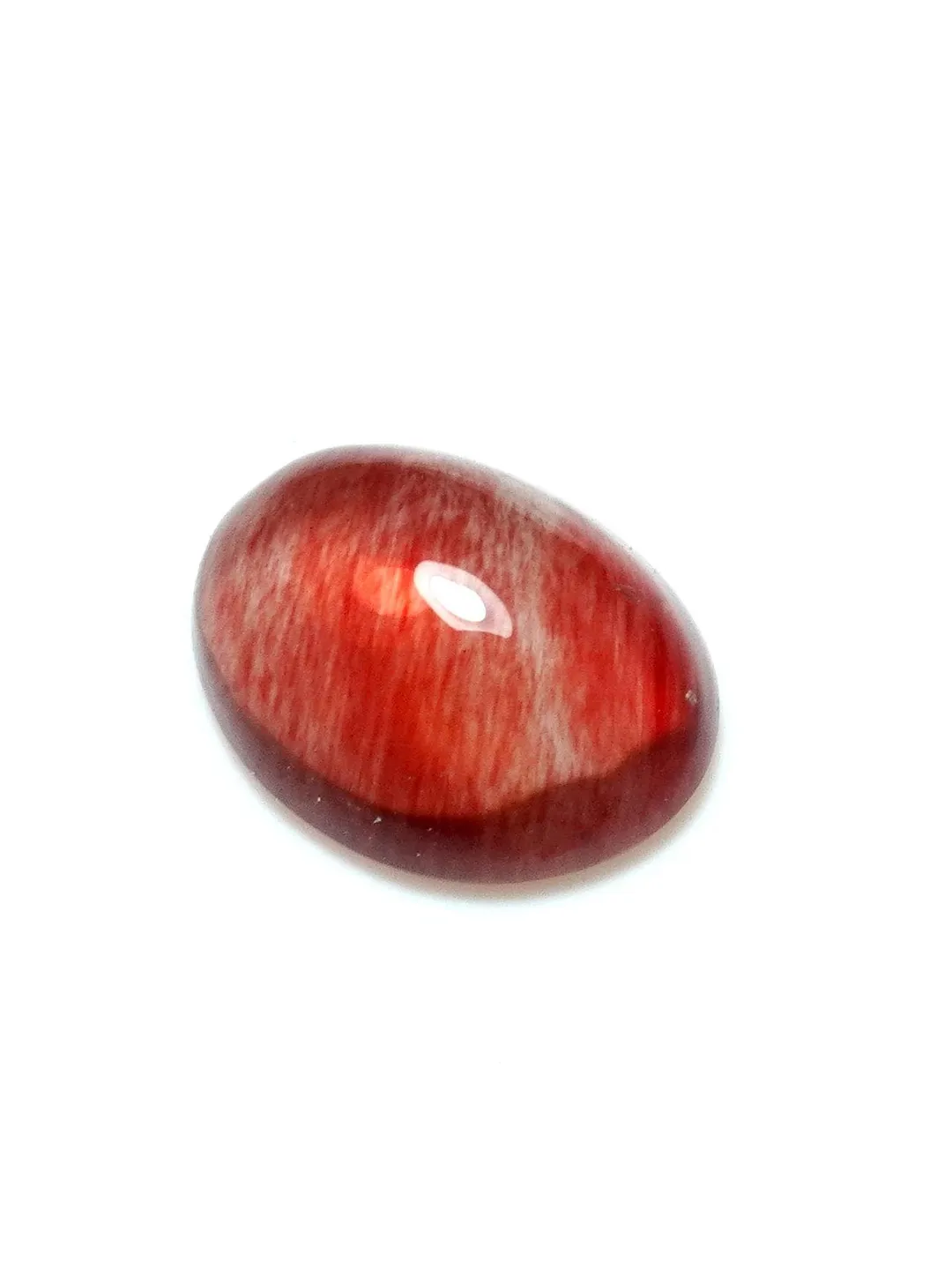 Natural Red Andesine Labradorite Oval Shape Smooth Cabochon Loose Gemstone