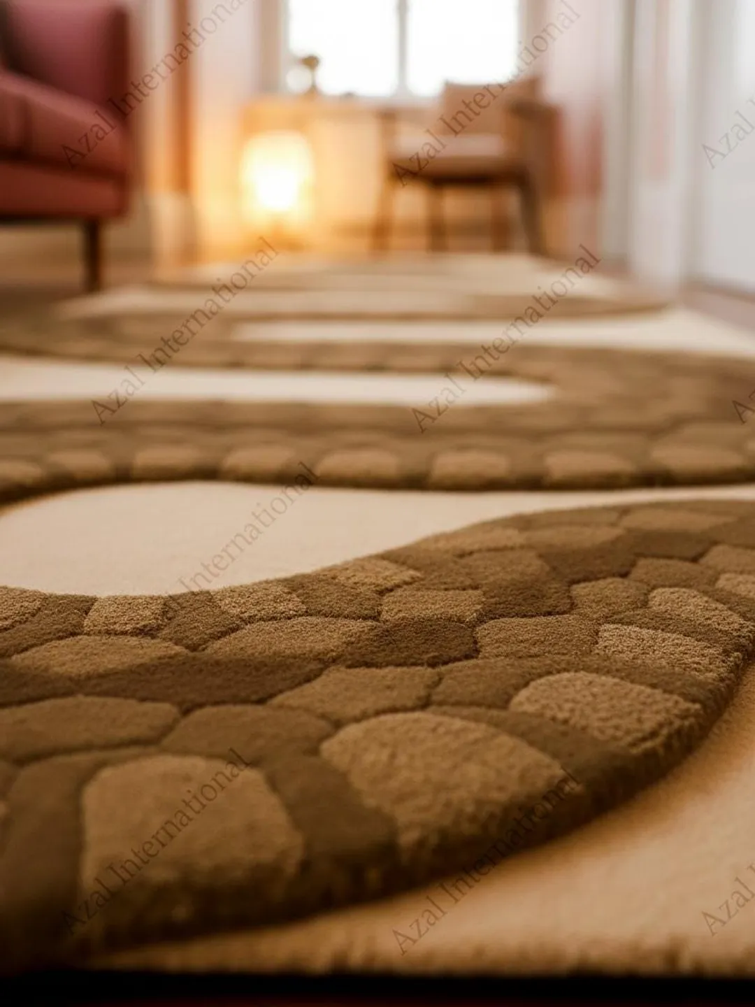 Hand-Tufted Wool Snake Runner Rug, Modern Animal Print