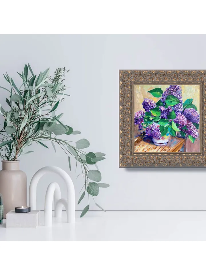 Original Lilac Painting, Spring Flowers Canvas Painting $80.00 | Buy ...
