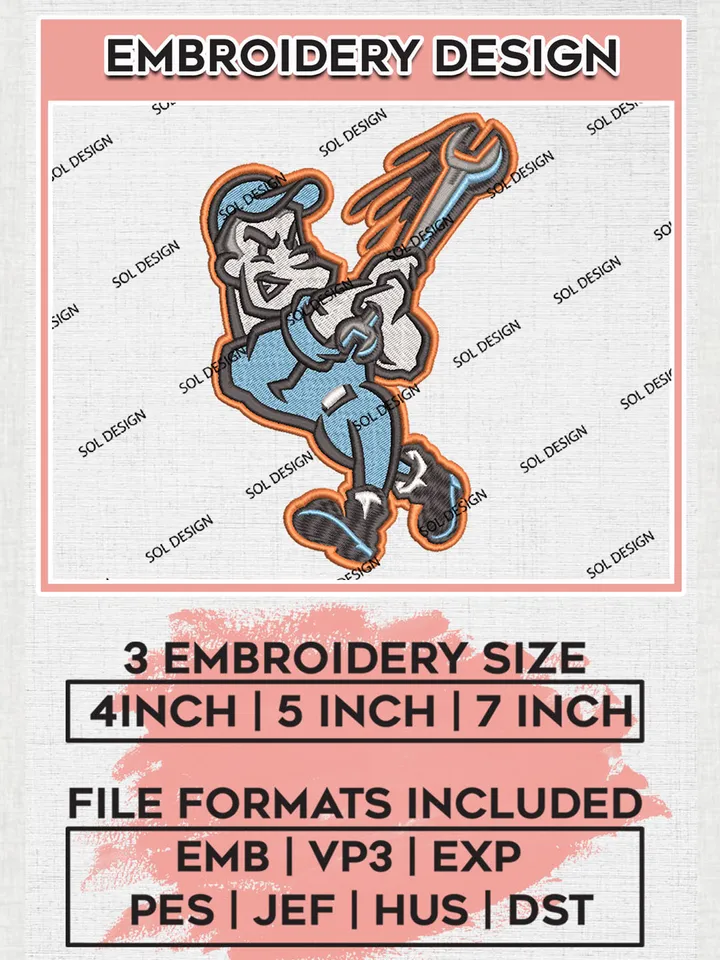 MiLB Inland Empire 66ers Embroidery Design Files, MiLB Inland Empire ...