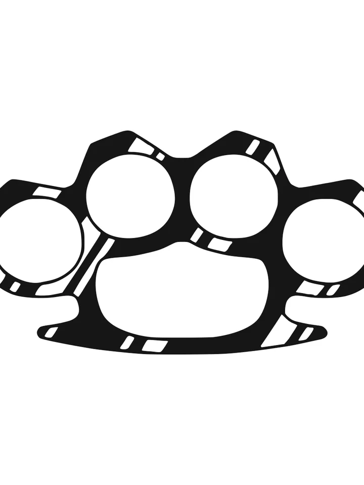 Brass Knuckles Svg, Fighting Svg, Brass Knuckles Clipart, Knuckles Svg ...