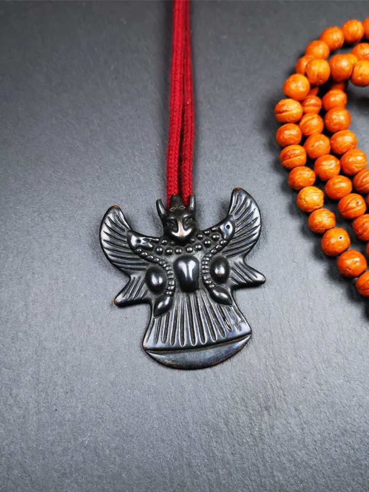 Gandhanra Antique Tibetan Buddhist Amulet,Garuda,Garula,Suparna,Golden ...