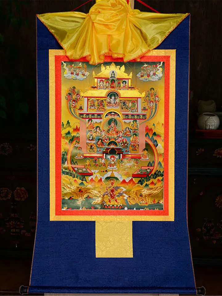 Guru Rinpoche in Pure Land,Elysium of Buddhism,Guru-saint Padmasambhava ...