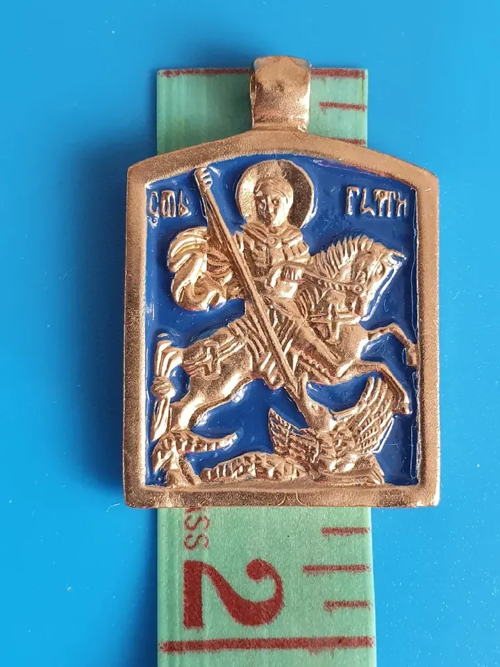 Saint George the Victorious copy of an ancient pendant $40.00 | Buy ...