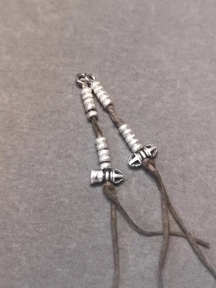 Gandhanra Handmade Tibetan Sterling Silver Mala Counters,Prayer Bead ...