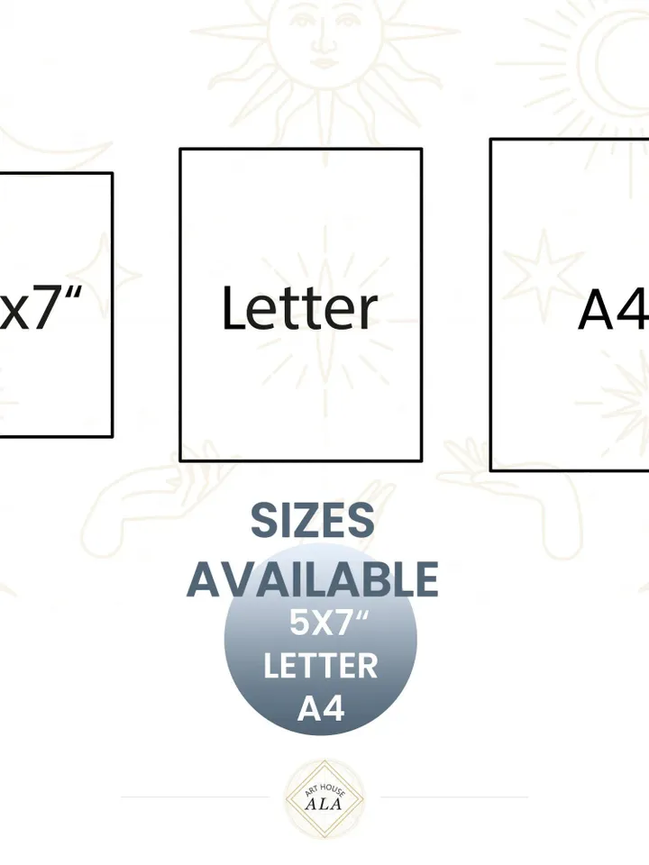 Free Two Printable Pendulum Boards, 2 Digital Download PDF, Spirit ...