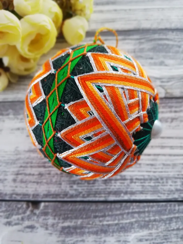 Temari ball Christmas tree toy $52.00 | Buy online with delivery