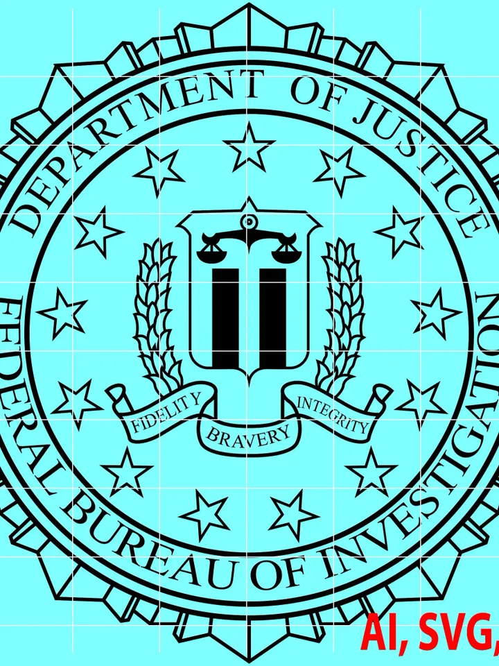 Seal, Department of Justice Federal Bureau of Investigation Logo, Seal ...