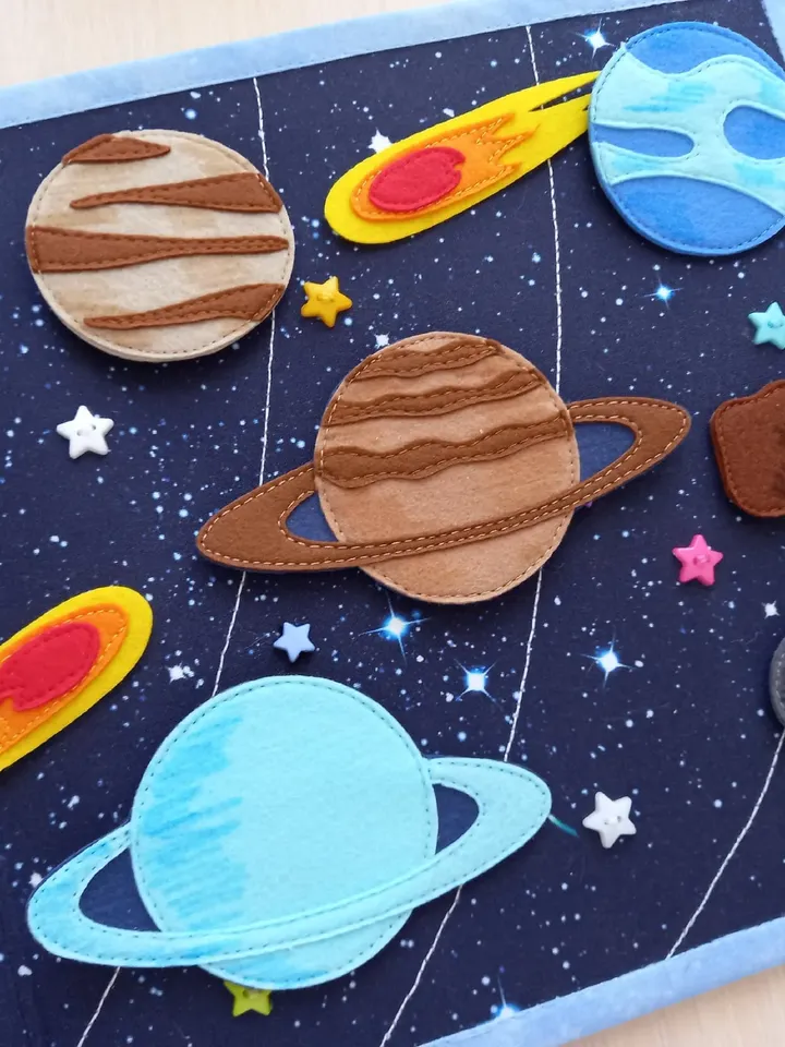 Planets Solar System, Felt Planets, Cosmos Model Large, Montessori ...