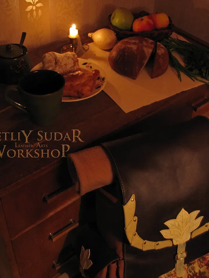 Leather Hobbit's Backpack (inspired Bilbo Baggins) design 2013 / LOTR ...